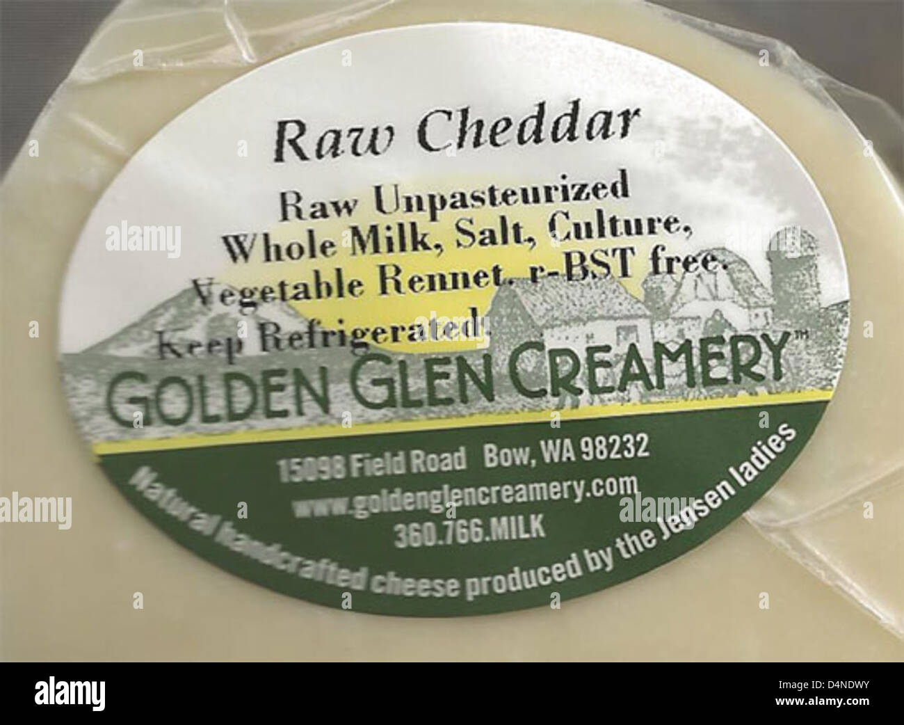 Golden Glen Creamery has issued a recall for raw cheddar cheese due to ...