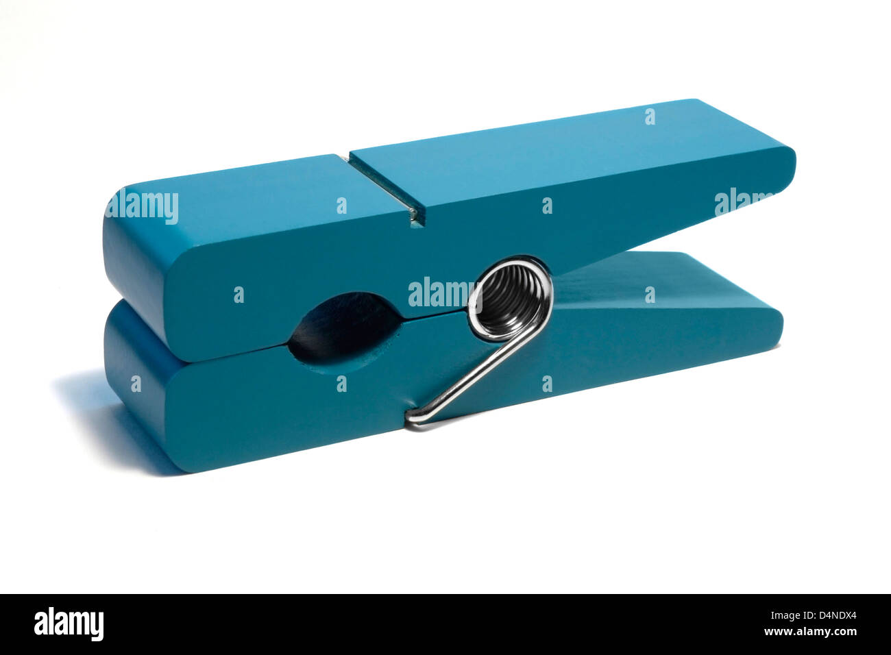 studio photography of a big wooden peg isolated on white with shadow ...