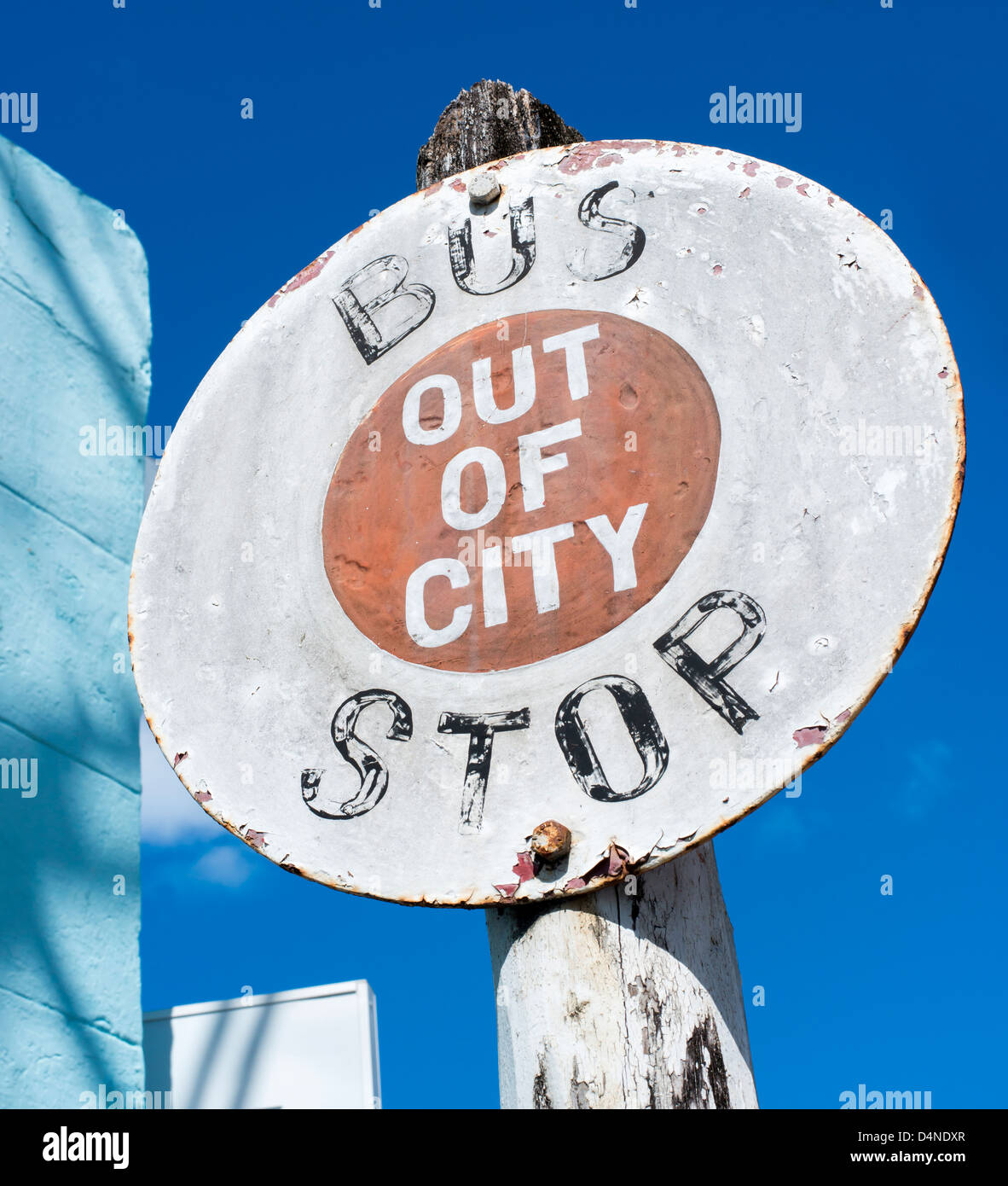 Caribbean road sign hi-res stock photography and images - Alamy