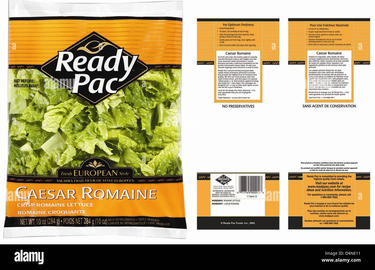 RECALLED – Bagged Salad Products Stock Photo - Alamy
