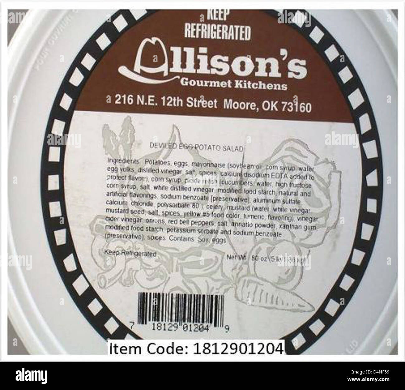 Allison's Gourmet Kitchens and Hill Country Fare have recalled certain ...