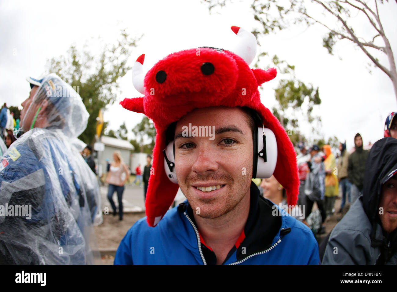 Red bull racing fan hi-res stock photography and images - Alamy