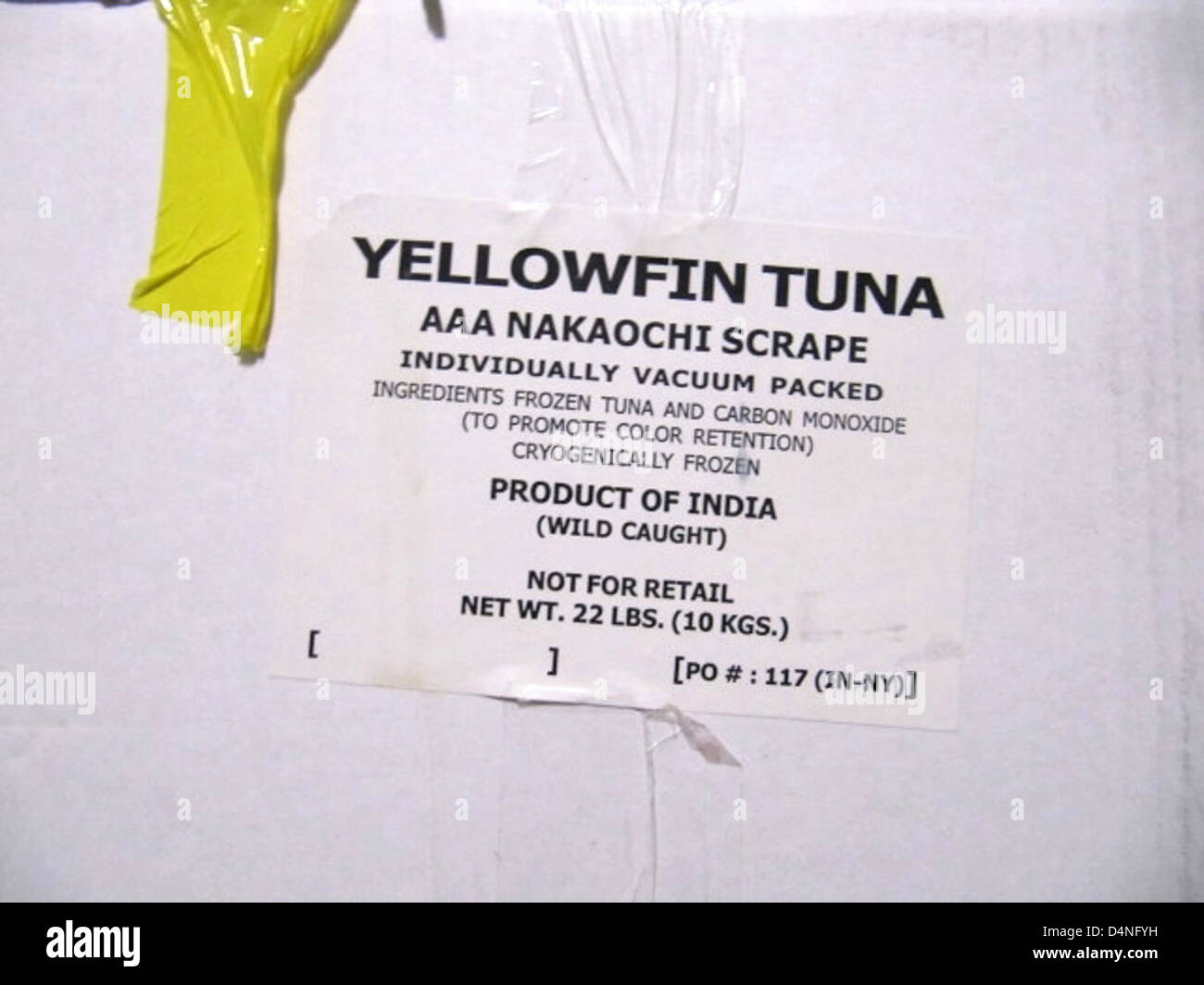 A recall has been issued for yellowfin tuna products due to Salmonella ...