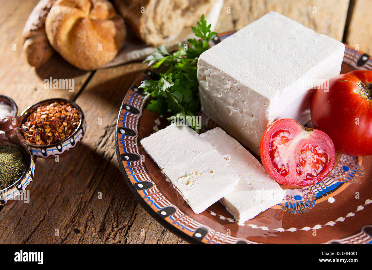 Traditional Bulgarian White Cheese Stock Photo - Alamy
