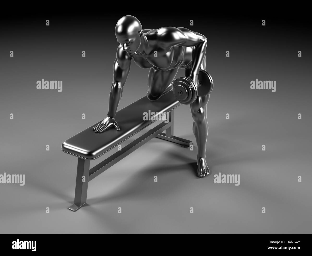 Hard workout Black and White Stock Photos & Images - Alamy