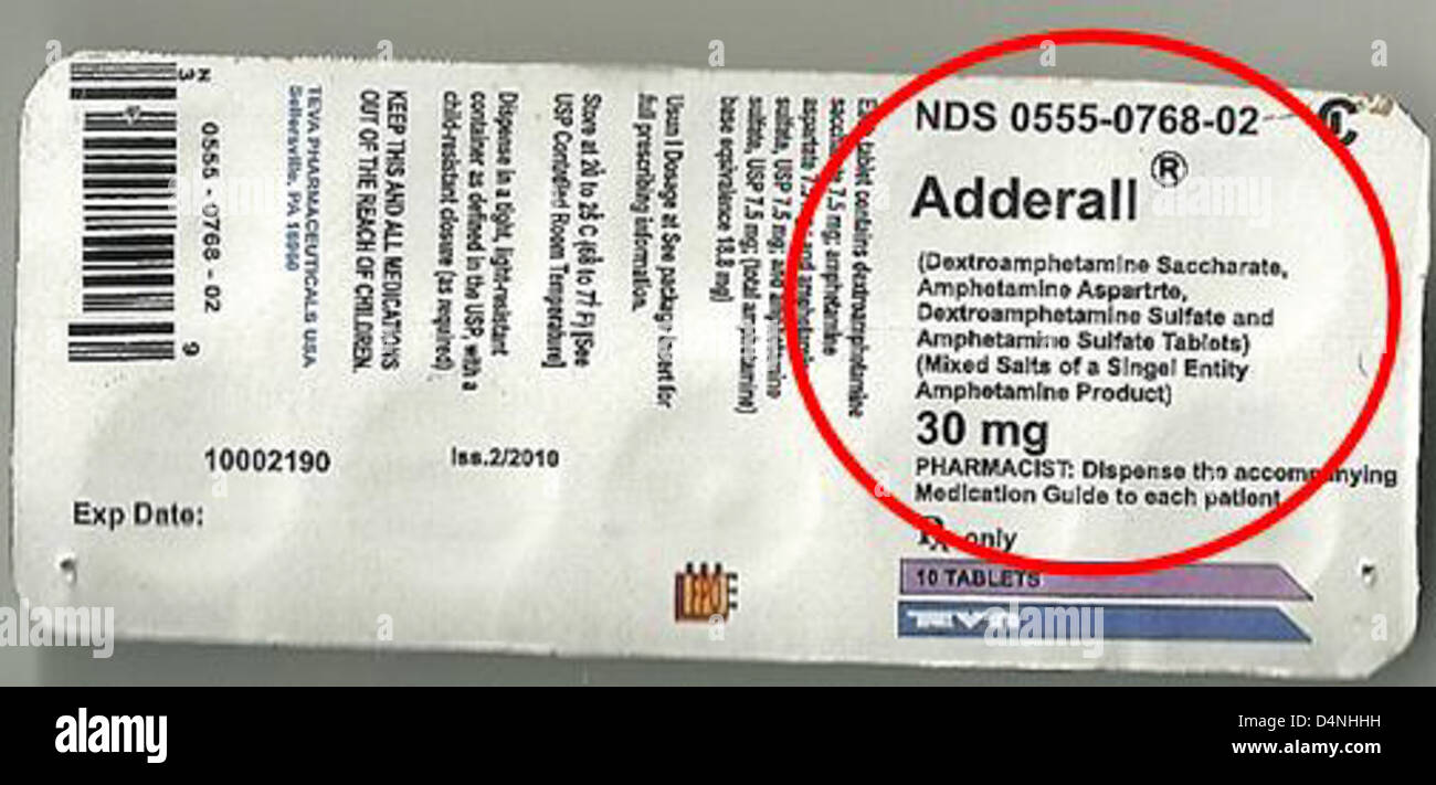 Adderall adhd hi-res stock photography and images - Alamy