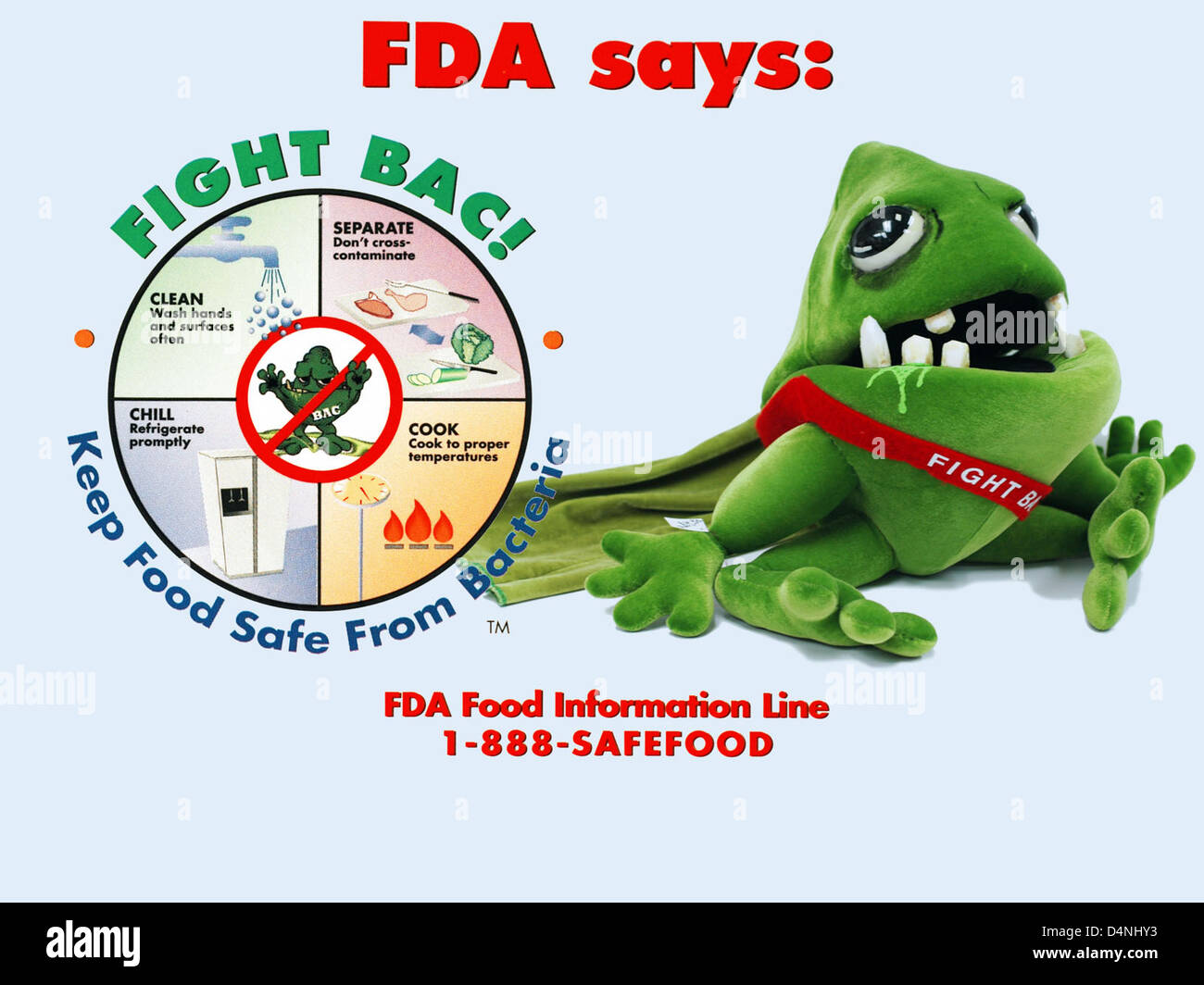 The 'Fight Bac!' campaign, launched by the Partnership for Food Safety ...