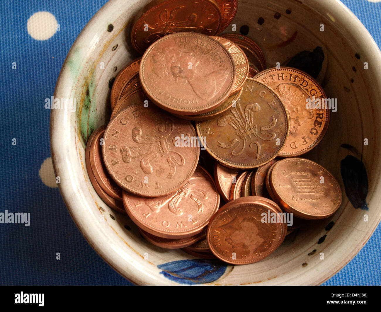 Copper money hi-res stock photography and images - Alamy