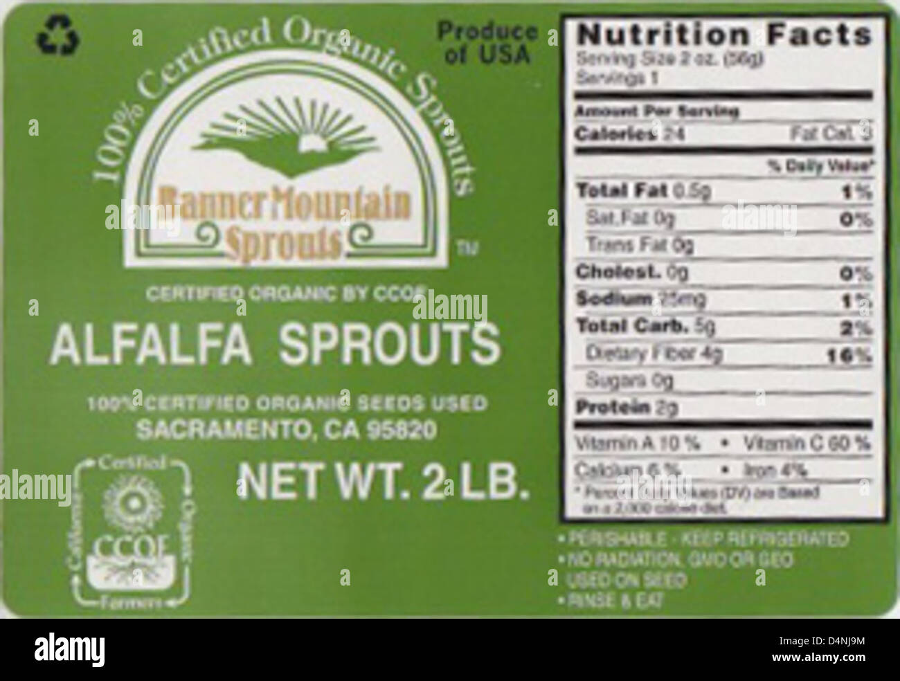 Various sprout products have been recalled due to potential contamination with harmful bacteria ...