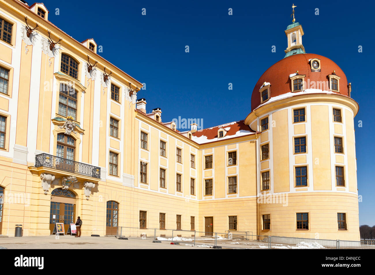 Moritzburg castle in winter - Saxonia, Germany, Europe Stock Photo - Alamy
