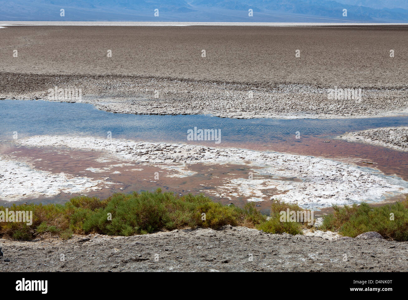 Bad water basin , Bad Water, death Valley, California, USA Stock Photo ...