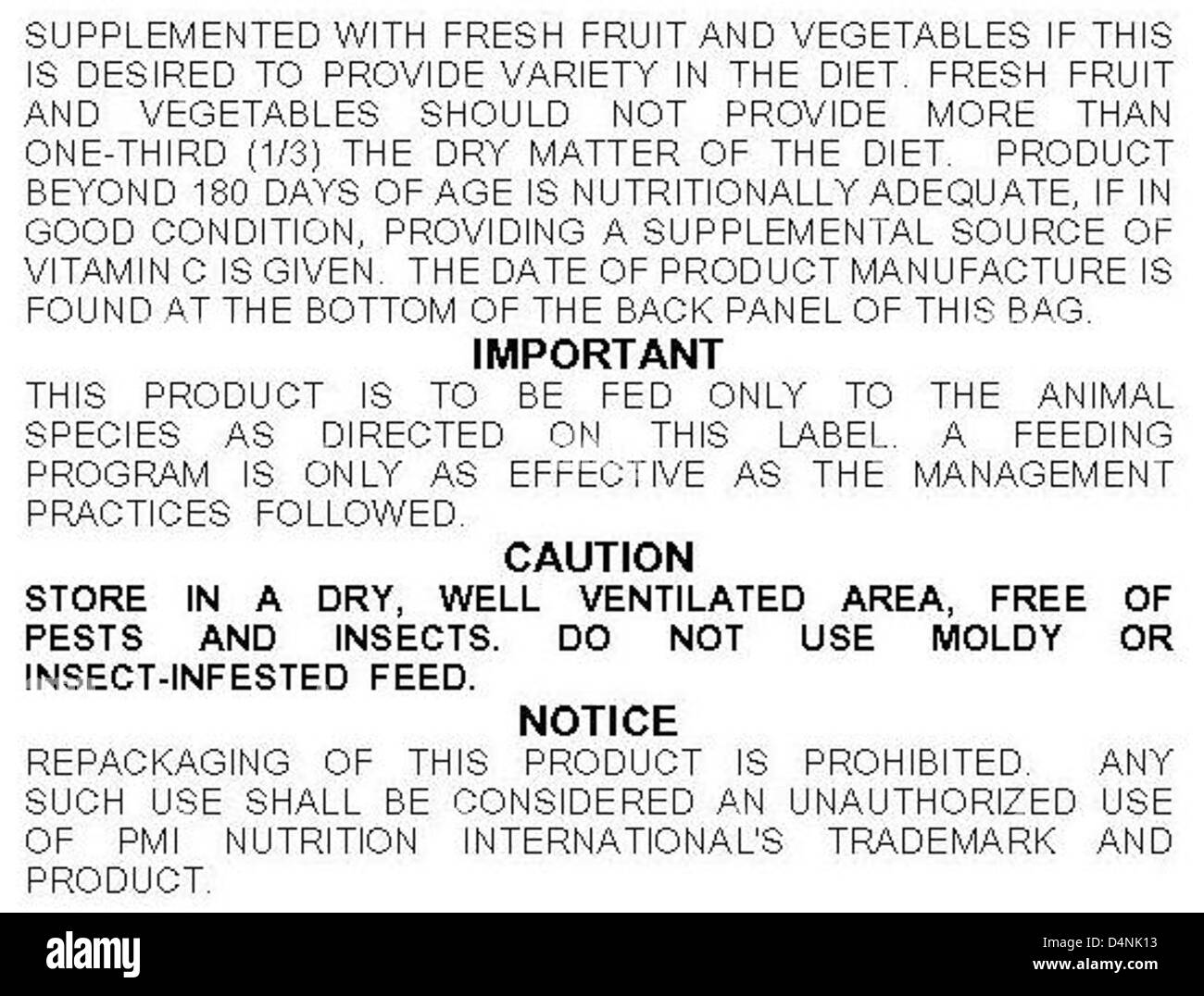 PMI Nutrition International has recalled LabDiet and Mazuri feed ...