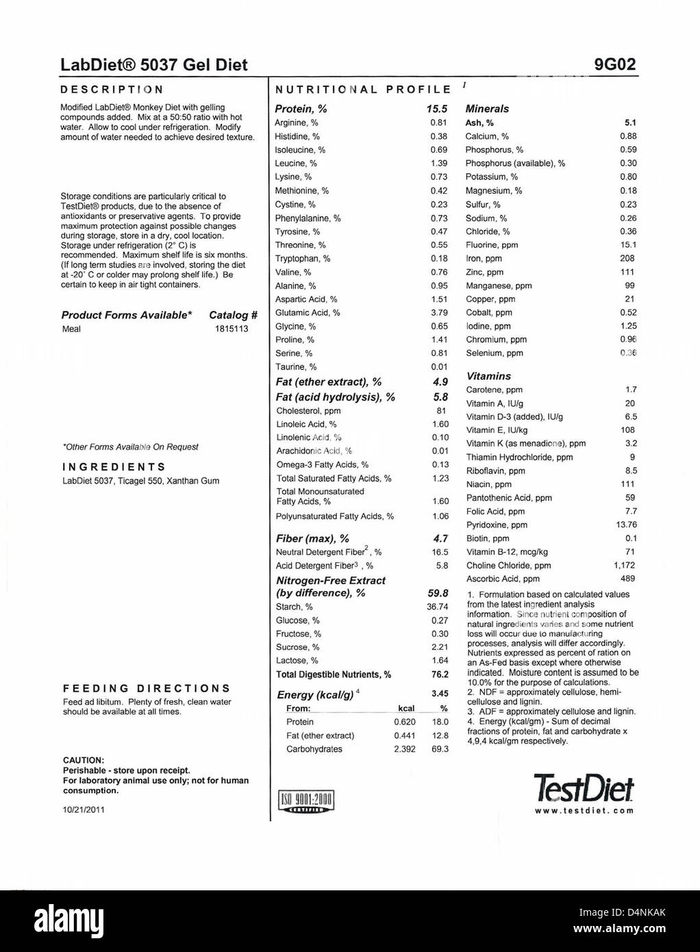 A recall has been issued for animal feed from LabDiet and Mazuri due to ...