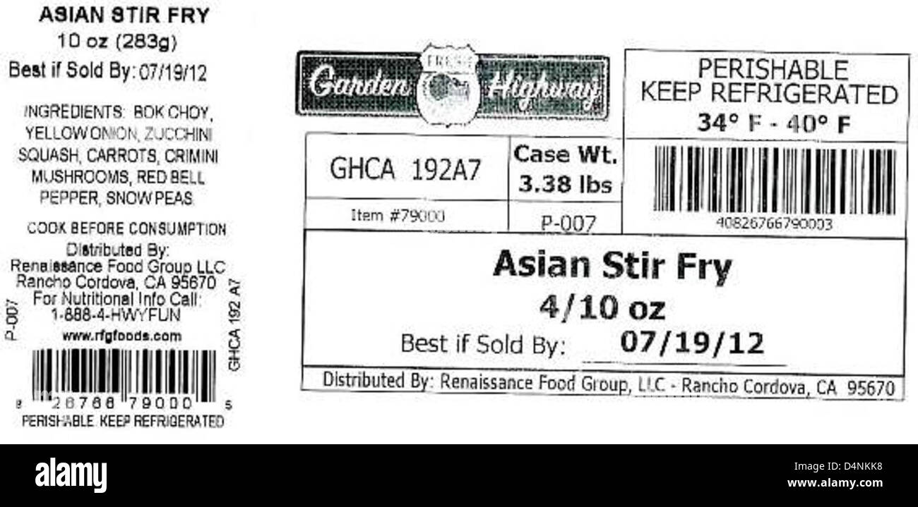 GH Foods has issued a recall for their yellow onions sold under the ...