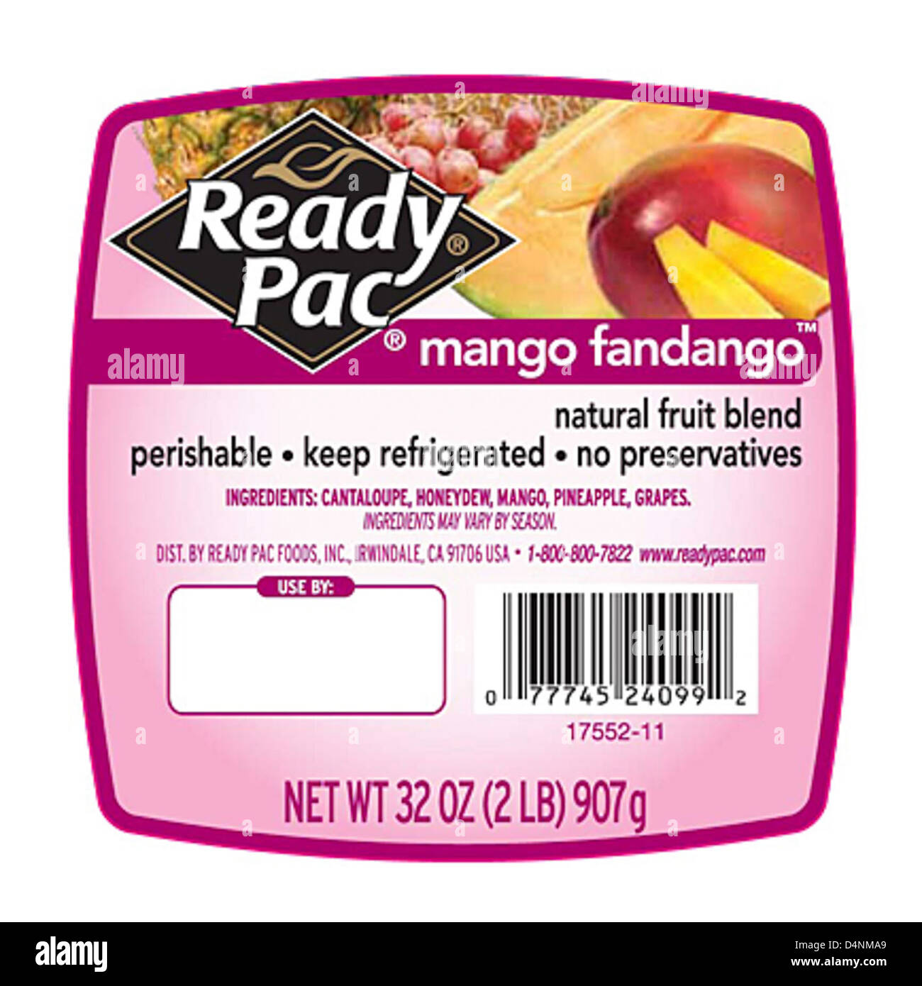 Ready Pac Foods announced a recall of its fresh-cut fruit products ...