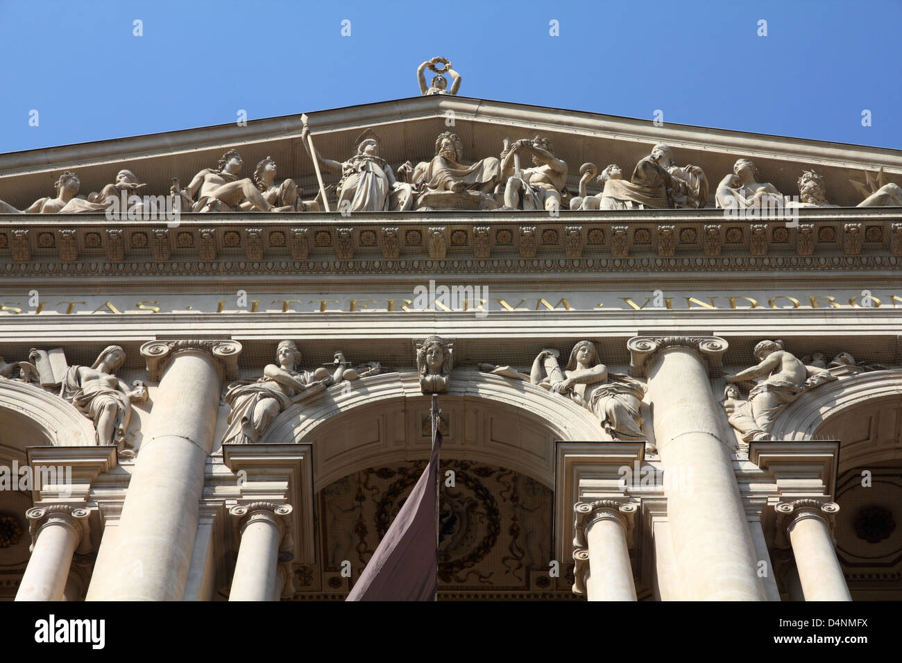 Vienna, Austria - University building. The Old Town is a UNESCO World ...