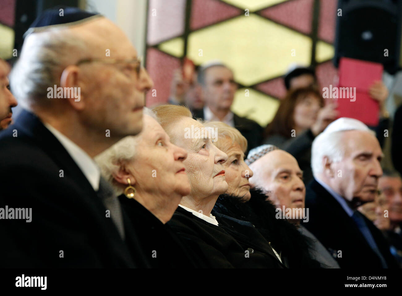 Greek Jews commemorate 70th anniversary of Auschwitz deportation. Greek ...
