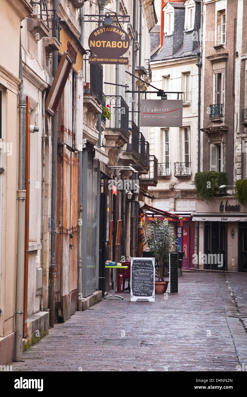 A side street in Vieux Tours, France Stock Photo - Alamy