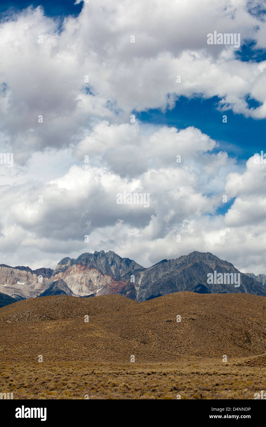 Dramatic sky in the desert, California, USA Stock Photo - Alamy