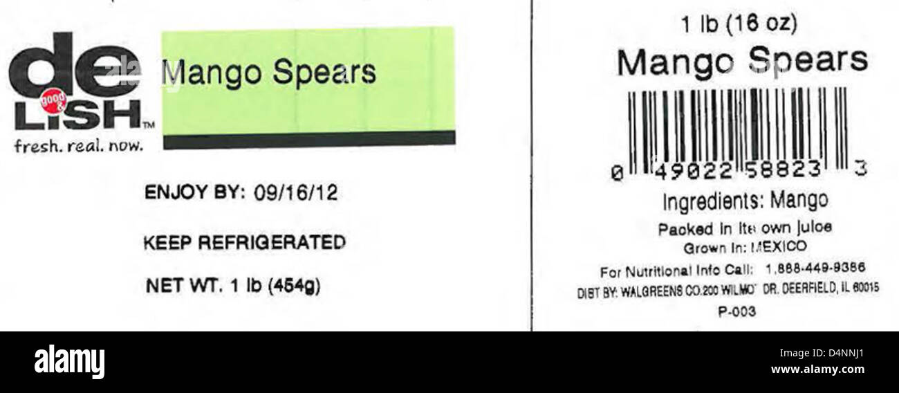 Certain mango products have been recalled due to contamination concerns ...