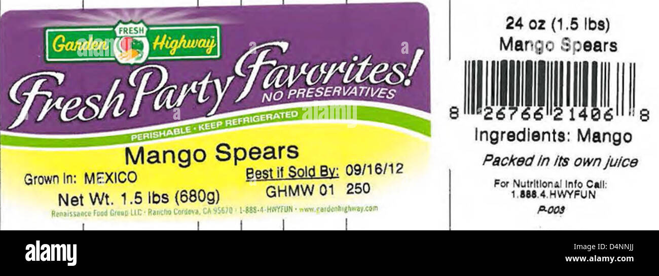 A recall has been issued for various mango products due to ...