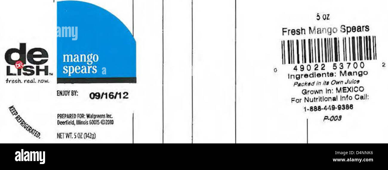 A recall has been issued for mango products due to potential ...