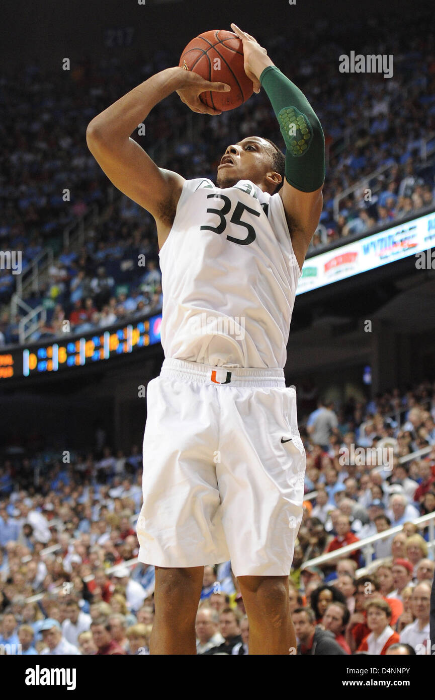 March 16, 2013 - Greensboro, NC, U.S - March 14, 2013: Miami (Fl ...