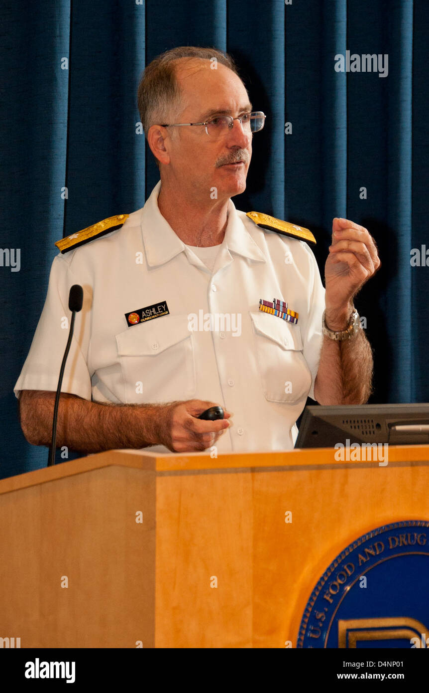David Ashley, Ph.D., Director of the Office of Science, CTP, along with ...