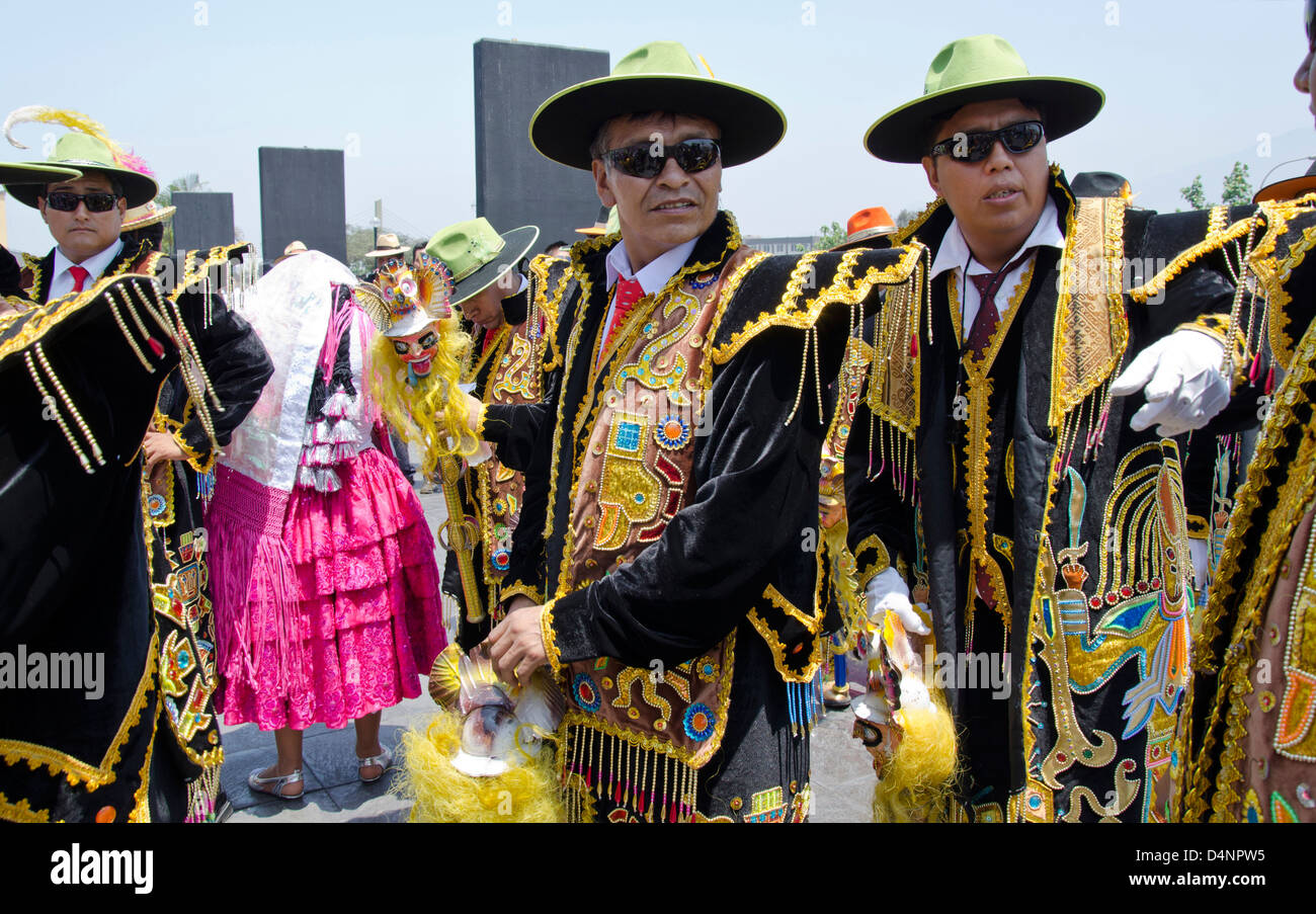 Candelaria folk parade in Lima downtown. Peru Stock Photo - Alamy