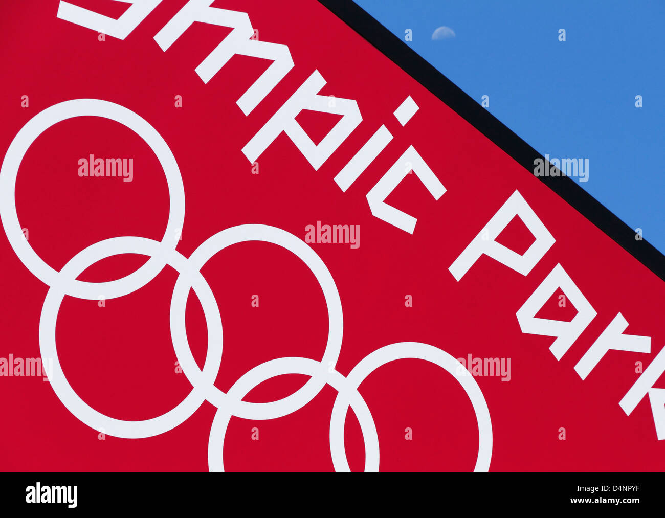 Olympic rings symbol background hi-res stock photography and images - Alamy