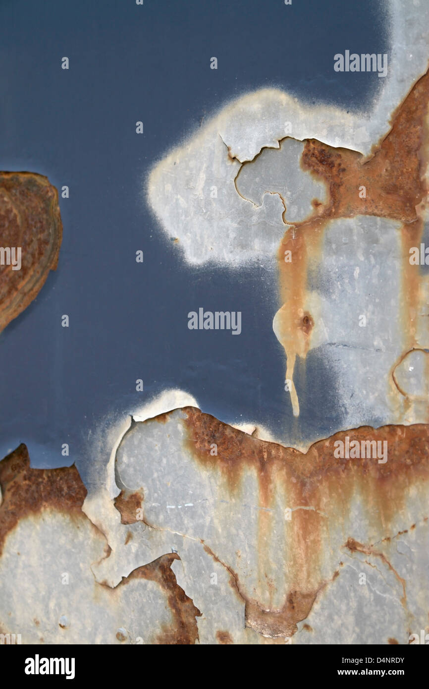 corroded surface with rust and peeling paint Stock Photo - Alamy