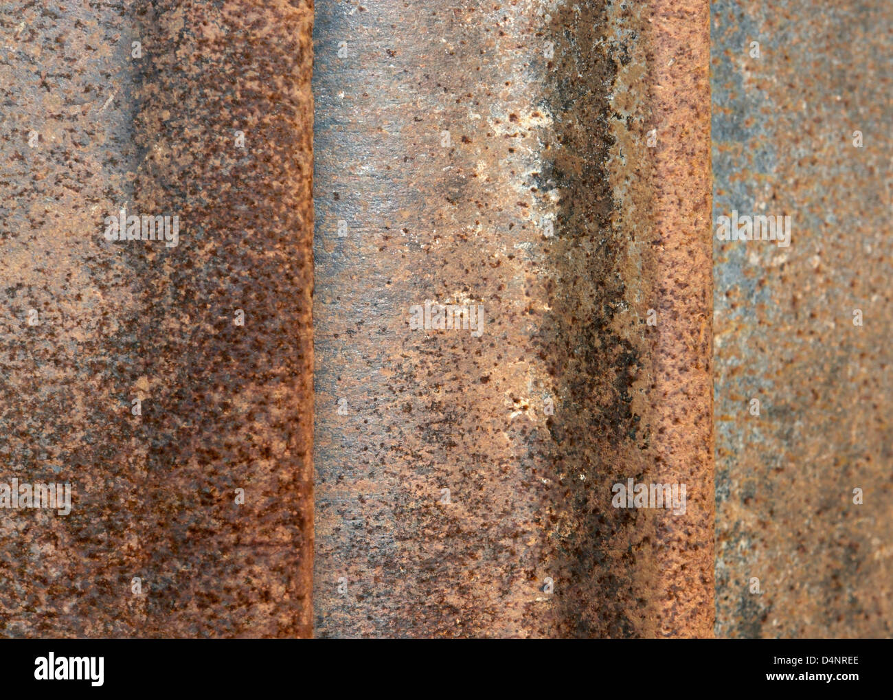full frame abstract background with corroded metal pieces Stock Photo ...