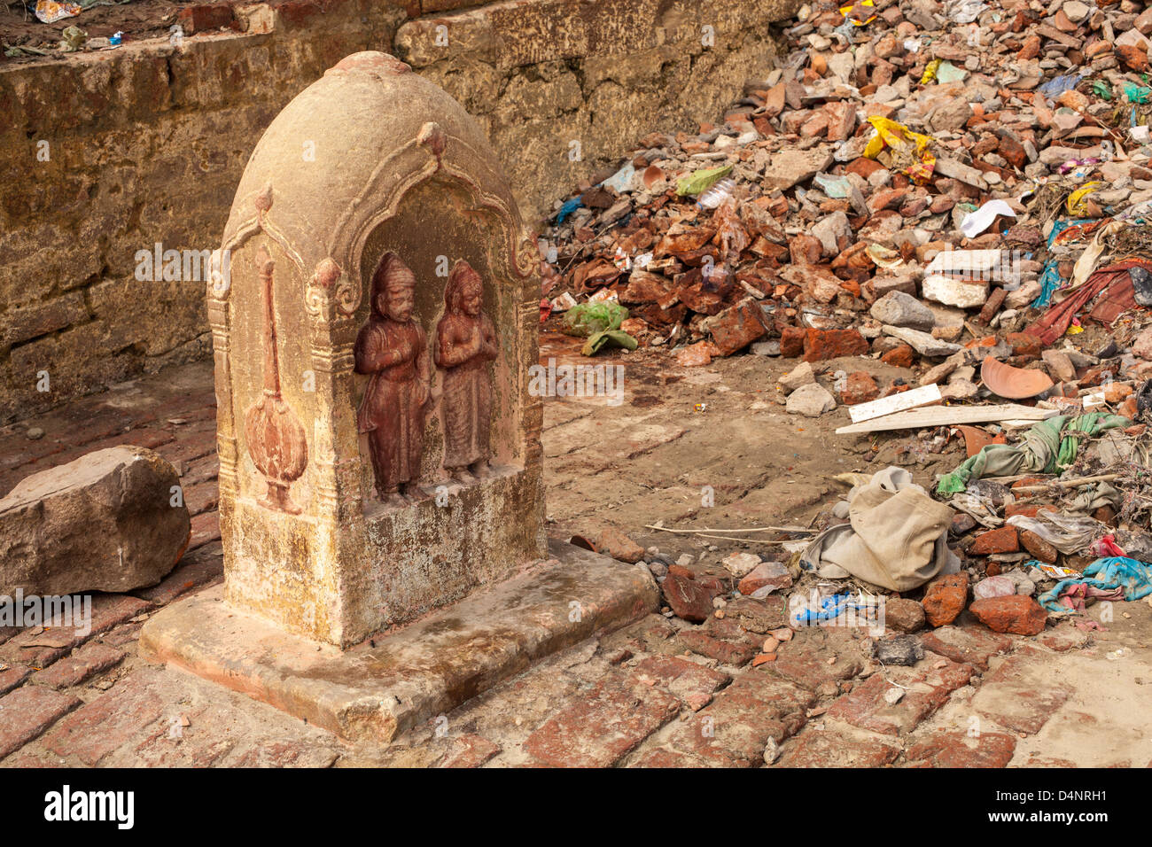 indian stone altar, India Stock Photo - Alamy