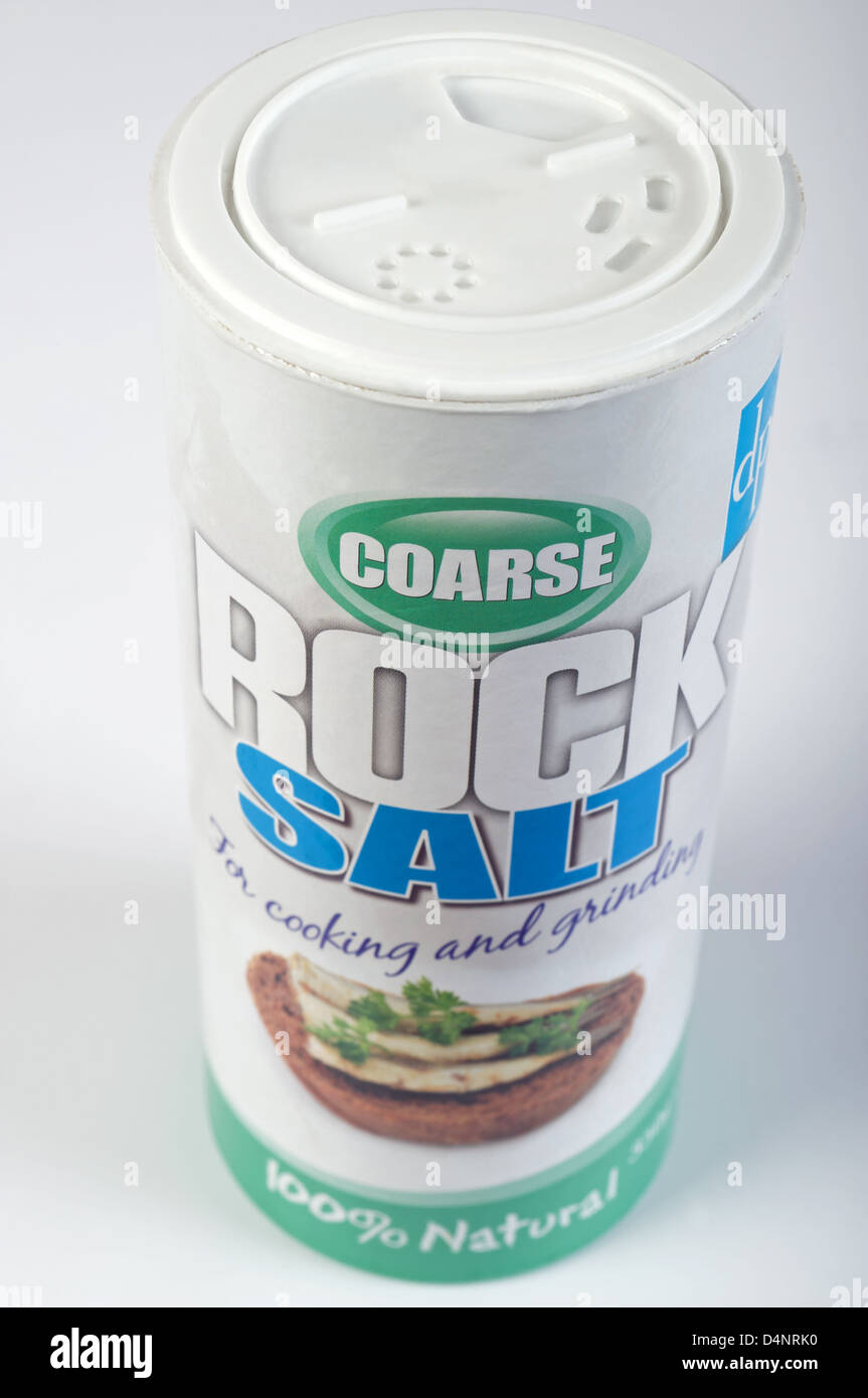 Coarse rock salt Stock Photo - Alamy