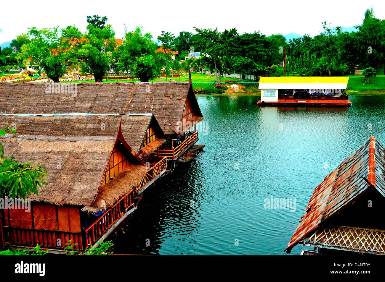 "thatched huts", landscape, serene, "tropics", "tropical", greenery ...