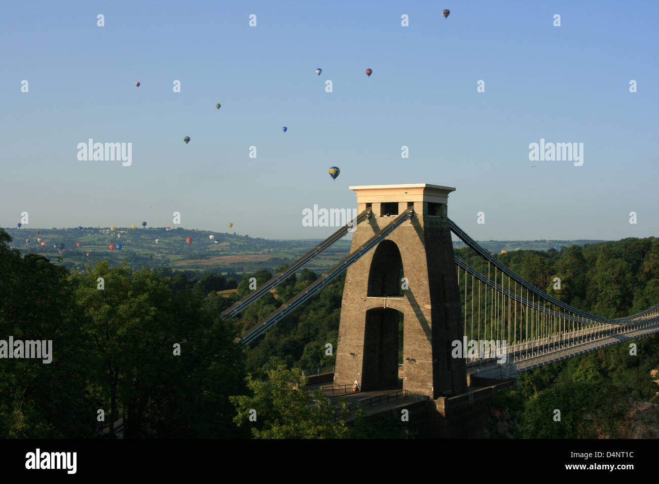 Bristol balloon bridge hi-res stock photography and images - Alamy
