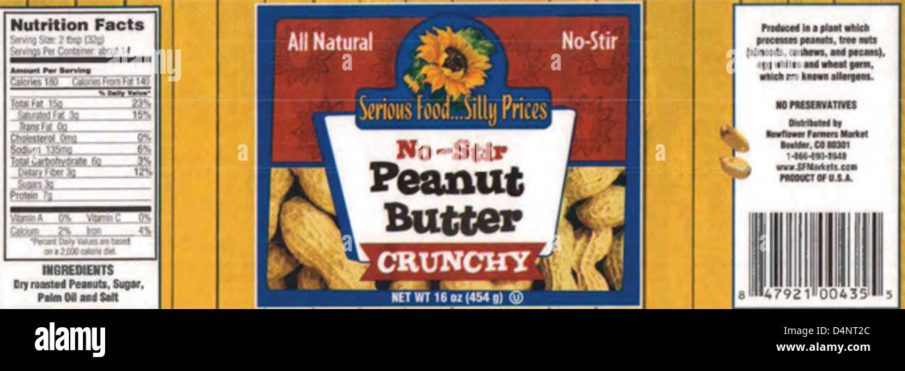 Sunland Inc. has issued a recall for cashew butter, tahini, and roasted ...