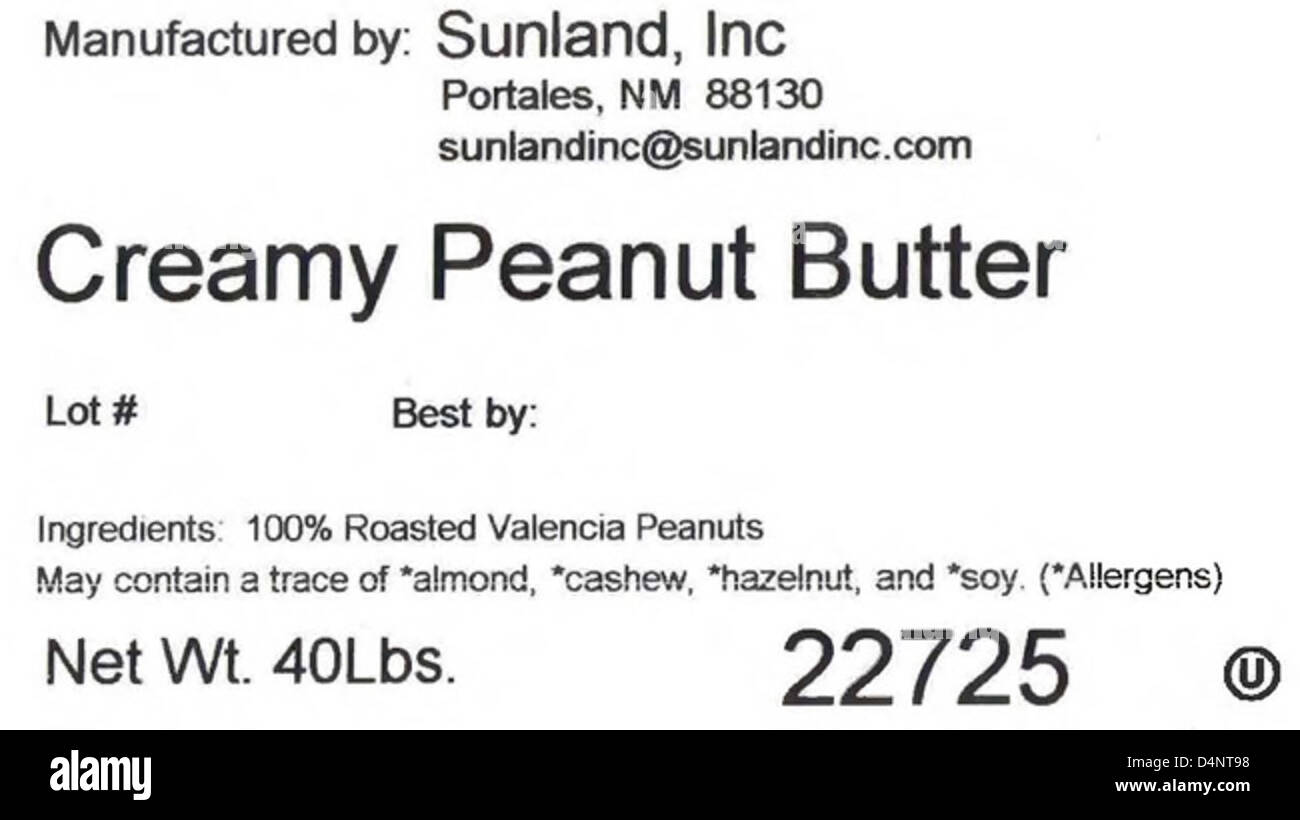 Sunland Inc. and Archer Farms have recalled cashew butter, tahini, and ...