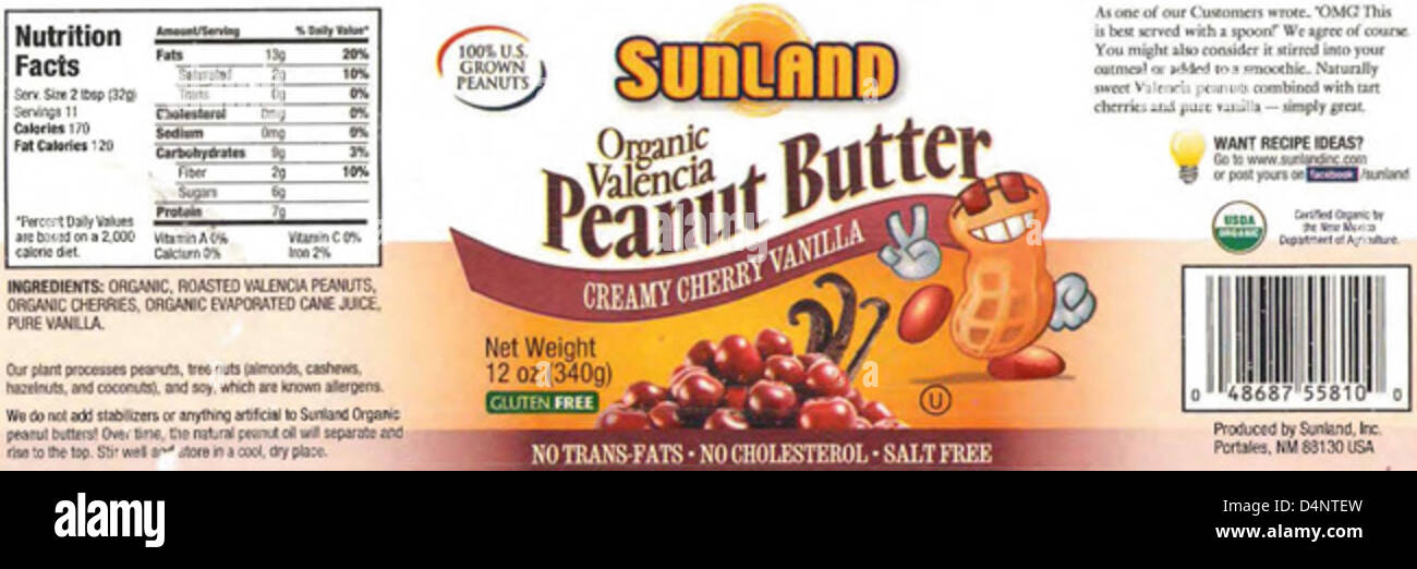 A recall has been issued for cashew butter, tahini, and roasted ...