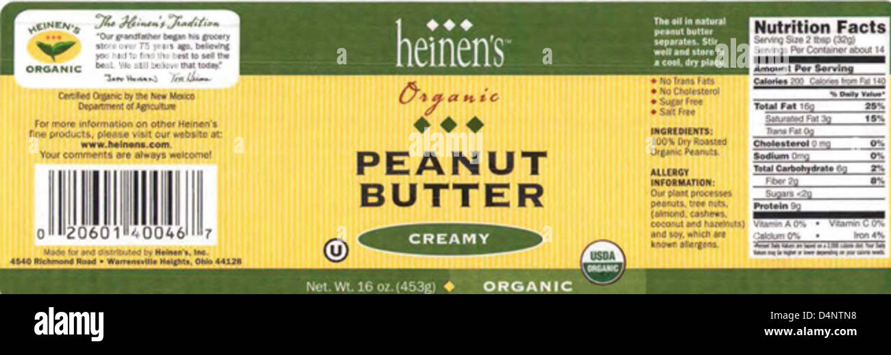 Sunland Inc. has recalled cashew butter, tahini, and roasted blanched ...