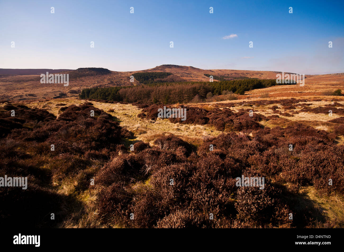 Higger Tor is seen in the middle, with Carl Walk to the left in the ...
