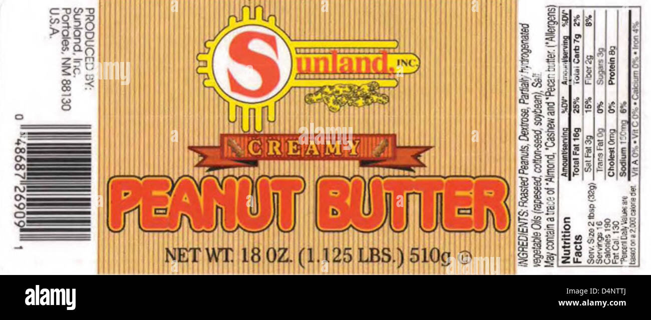 Archer Farms and Sunland Inc. have recalled several peanut-based ...