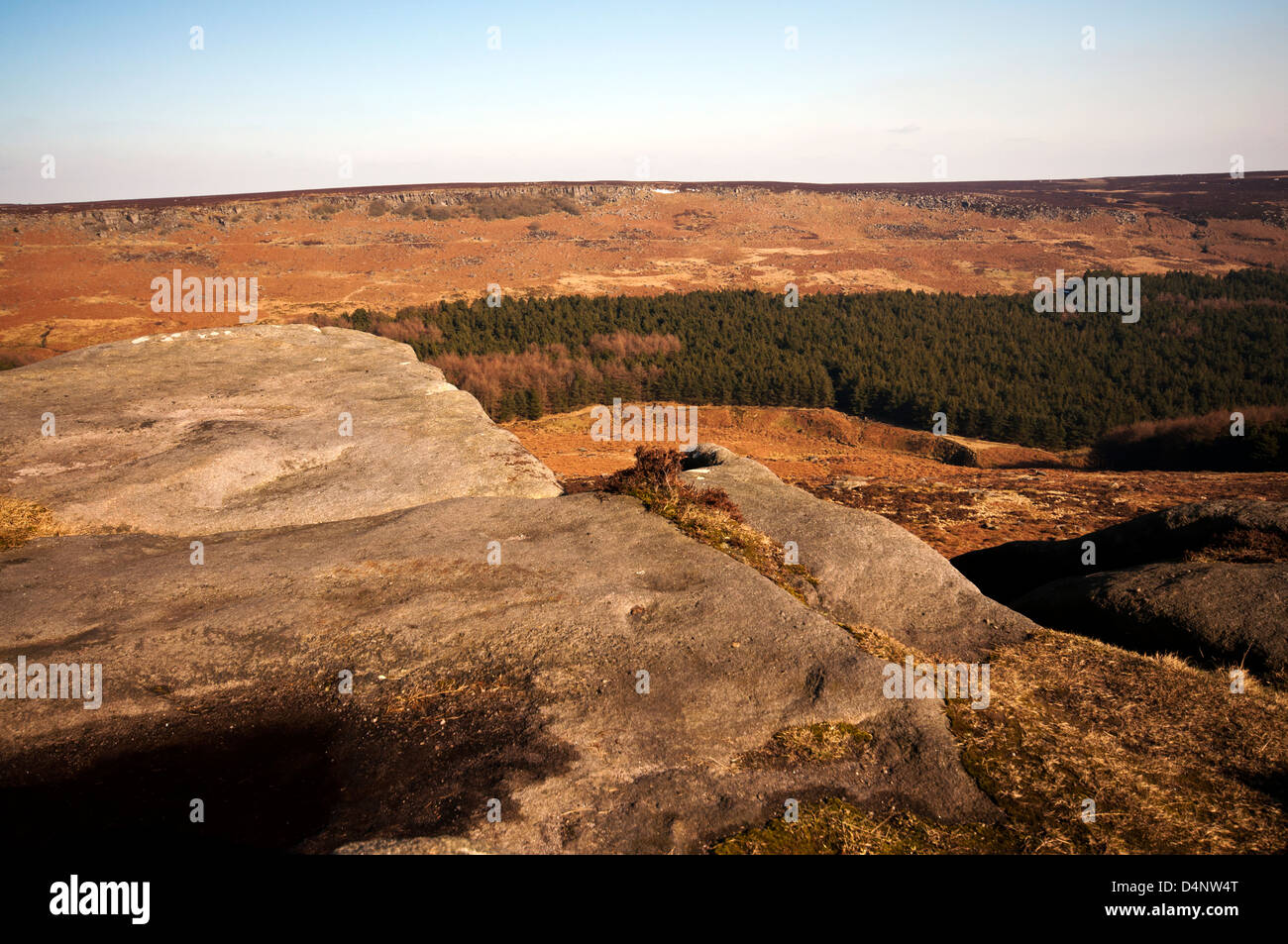 Burbage rocks spring hi-res stock photography and images - Alamy