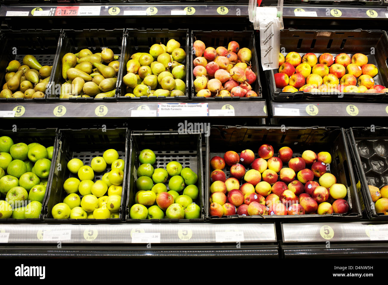 Fresh Fruit on Display Coop Supermarket Sandwich Kent Stock Photo - Alamy