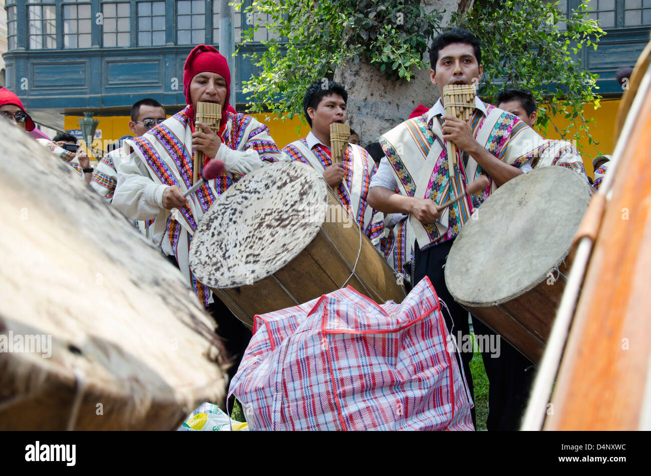 Candelaria folk parade in Lima downtown. Peru Stock Photo - Alamy