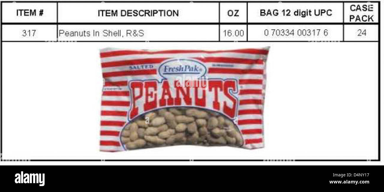 Energy Club and Fresh Pak products containing peanuts have been ...