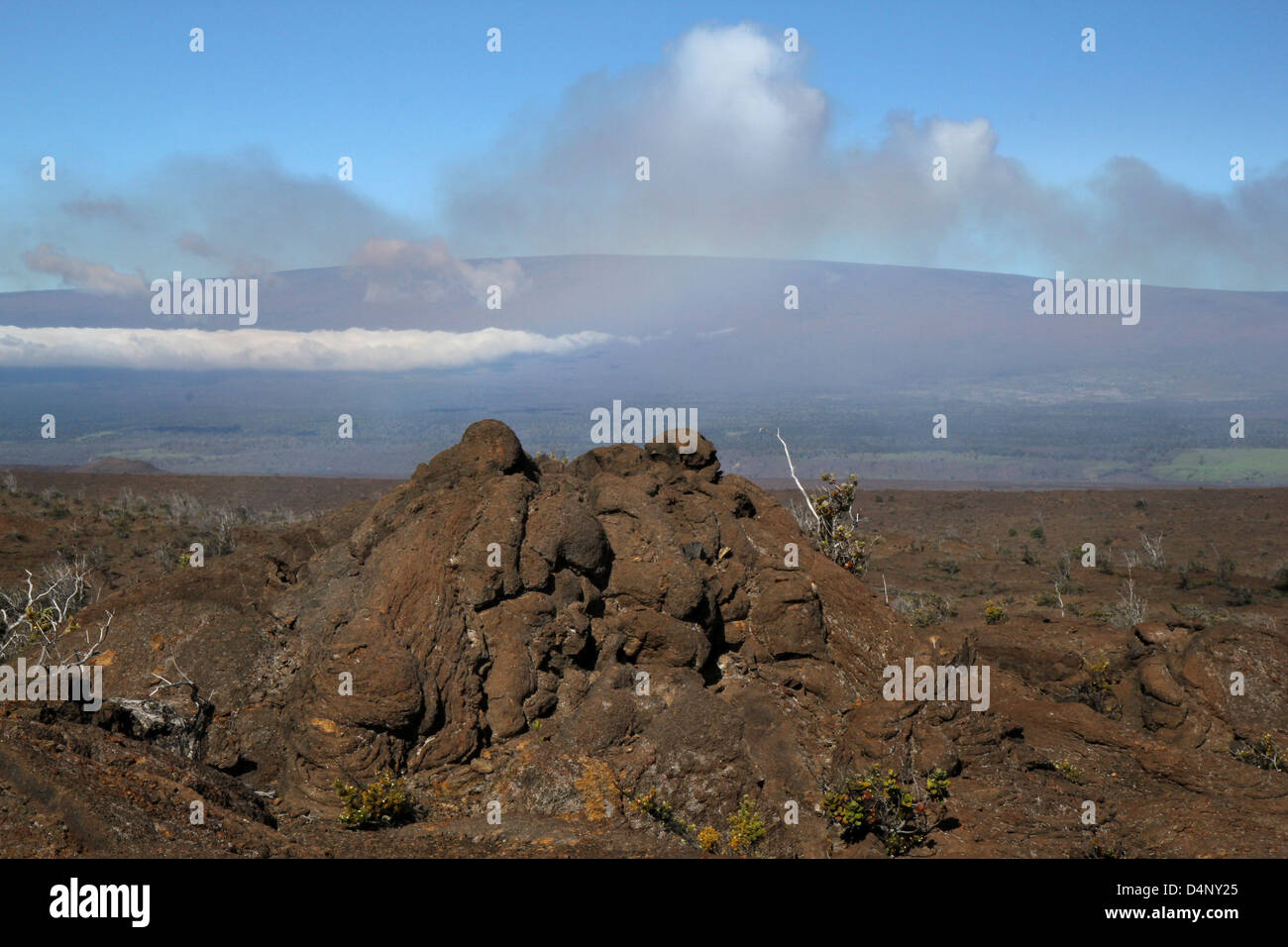 Mauna Loa Volcano Close Up
