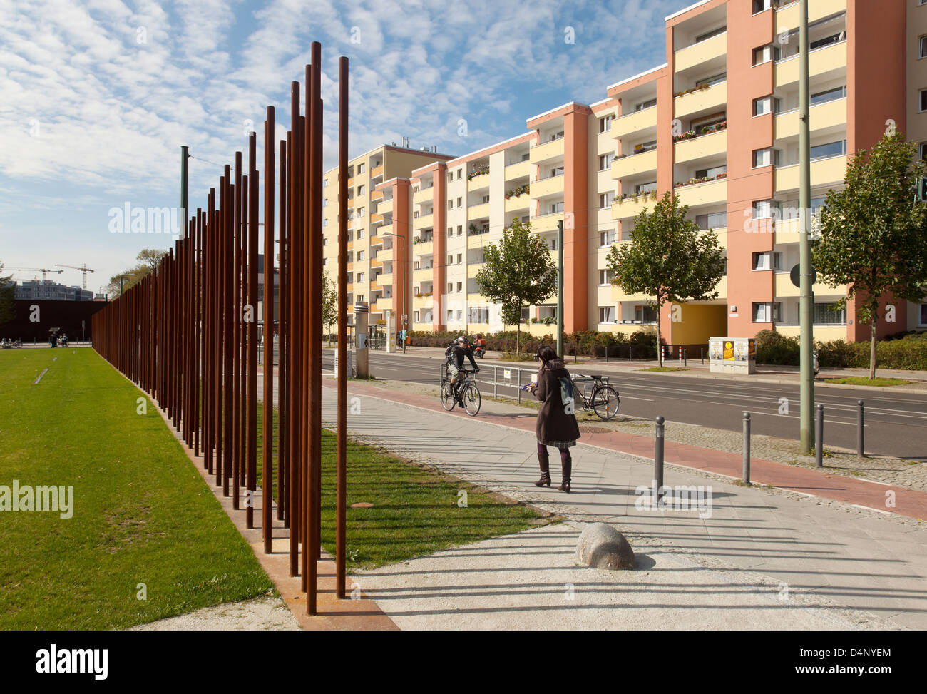 Berlin, Germany, Berlin Wall Memorial at Bernauer Strasse Stock Photo ...