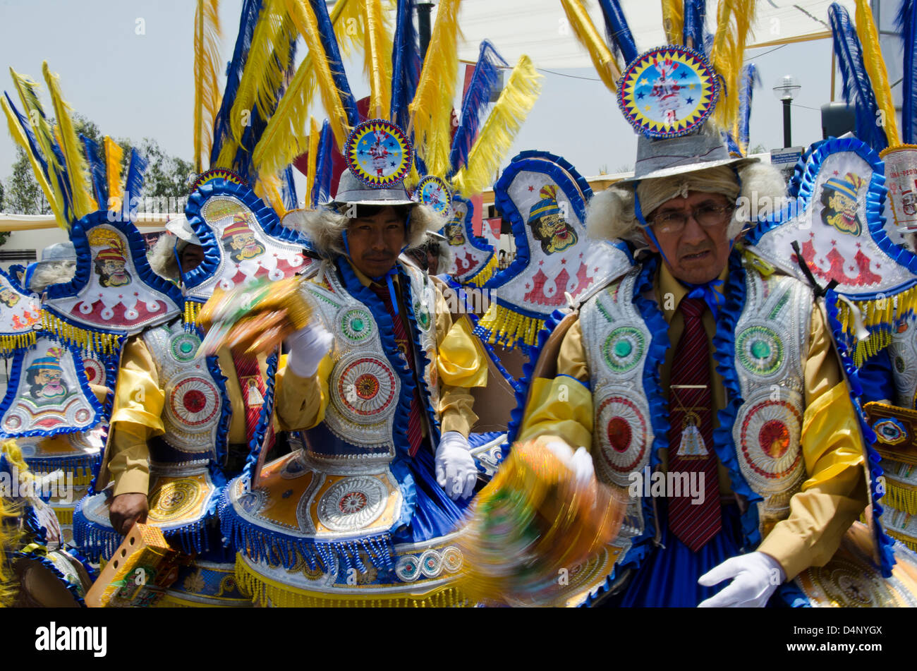 Candelaria folk parade in Lima downtown. Peru Stock Photo - Alamy