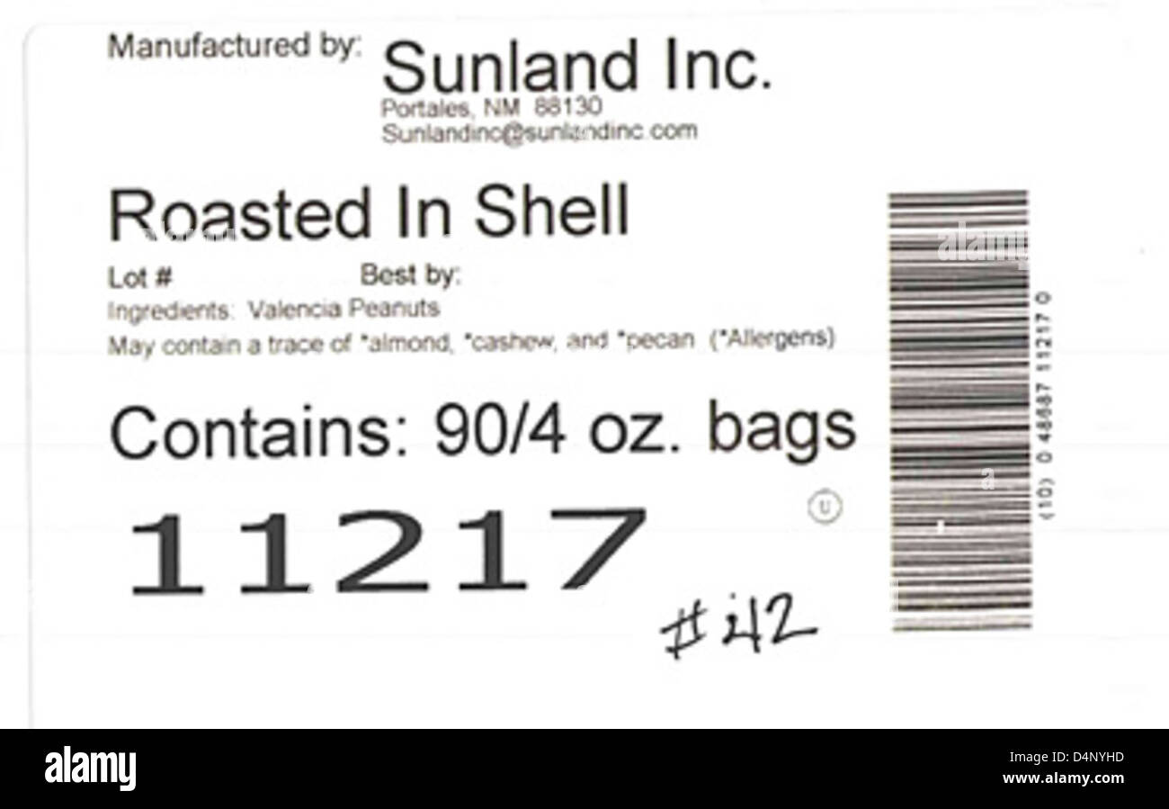 Sunland, Inc. has extended its peanut recall to include additional ...